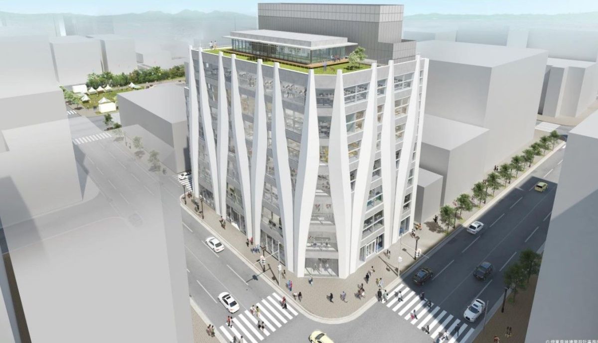 素敵な建築｜イケウチゲートの建設進む｜札幌ノスタルジック建築散歩